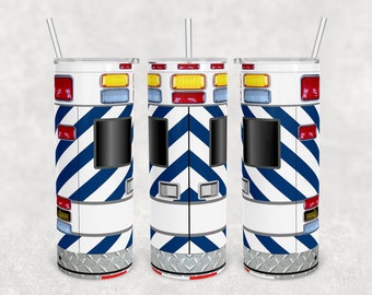 Ambulance EMS EMT Paramedic Straight and 20 Oz Skinny Tumbler ...