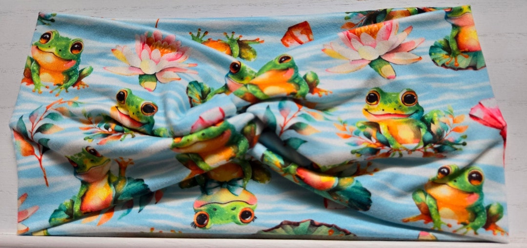 Cute Frog Twisted Headband - Etsy