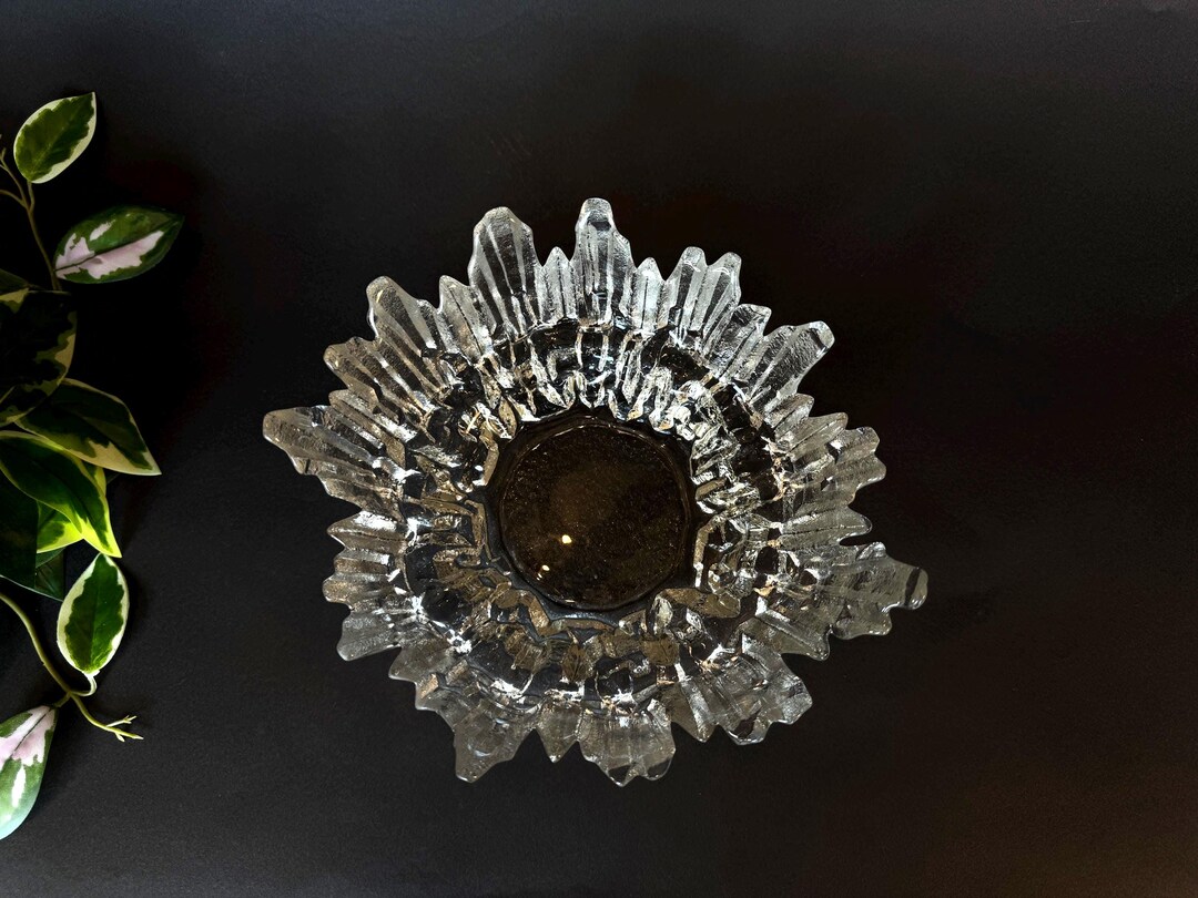 Vintage Humppila Revontulet Ice Glass Bowl – Tauno Wirkkala ...