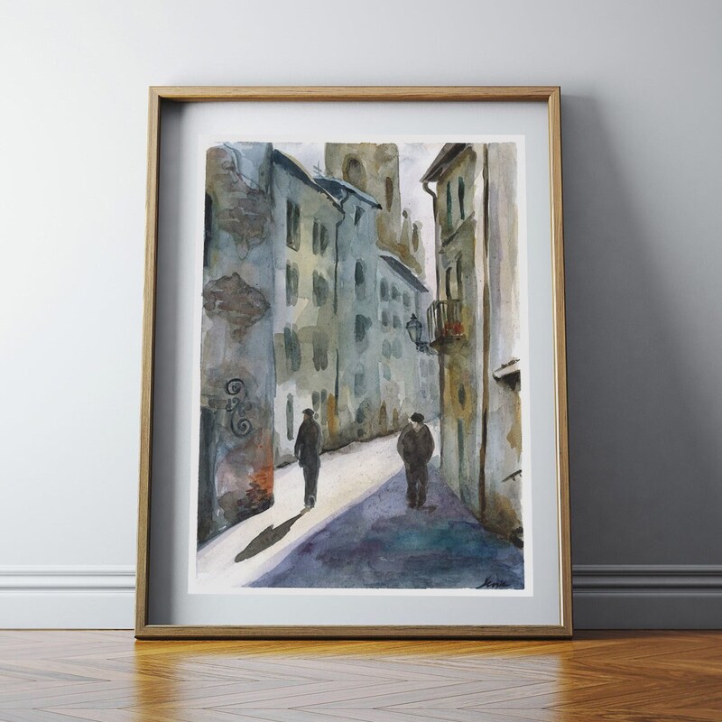 Paris Street Scene - Etsy