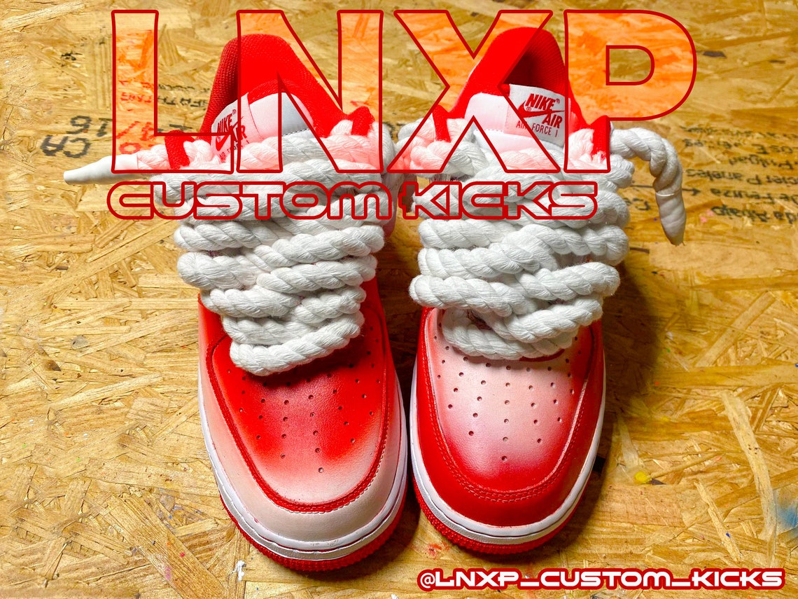 Custom Rope Air Force Ones - Etsy