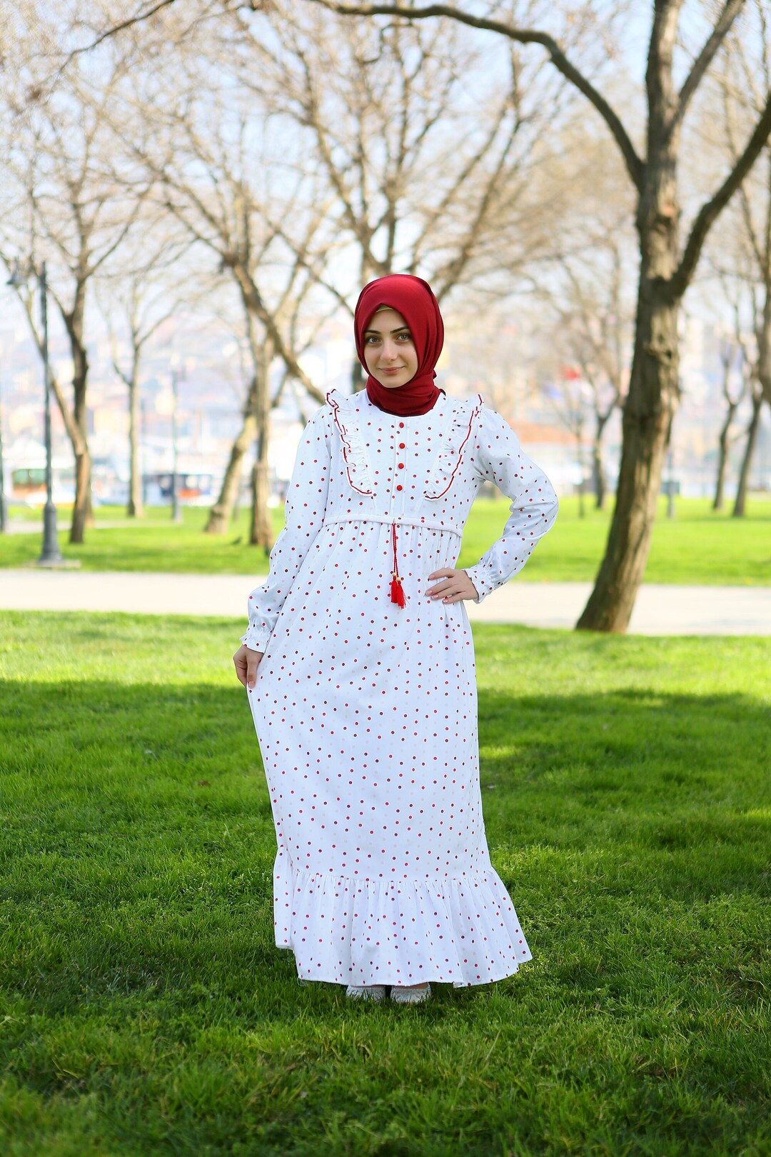 Muslim Girl Dress, Kids Abaya White Child Hijab Muslim Kids Clothes ...