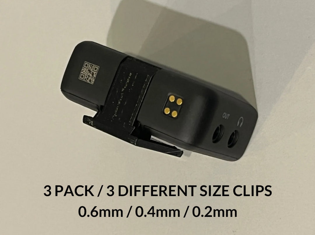 3x Dji Mic Receiver Clips 3 Pack Hot Cold Shoe Mount Replacement Spare ...