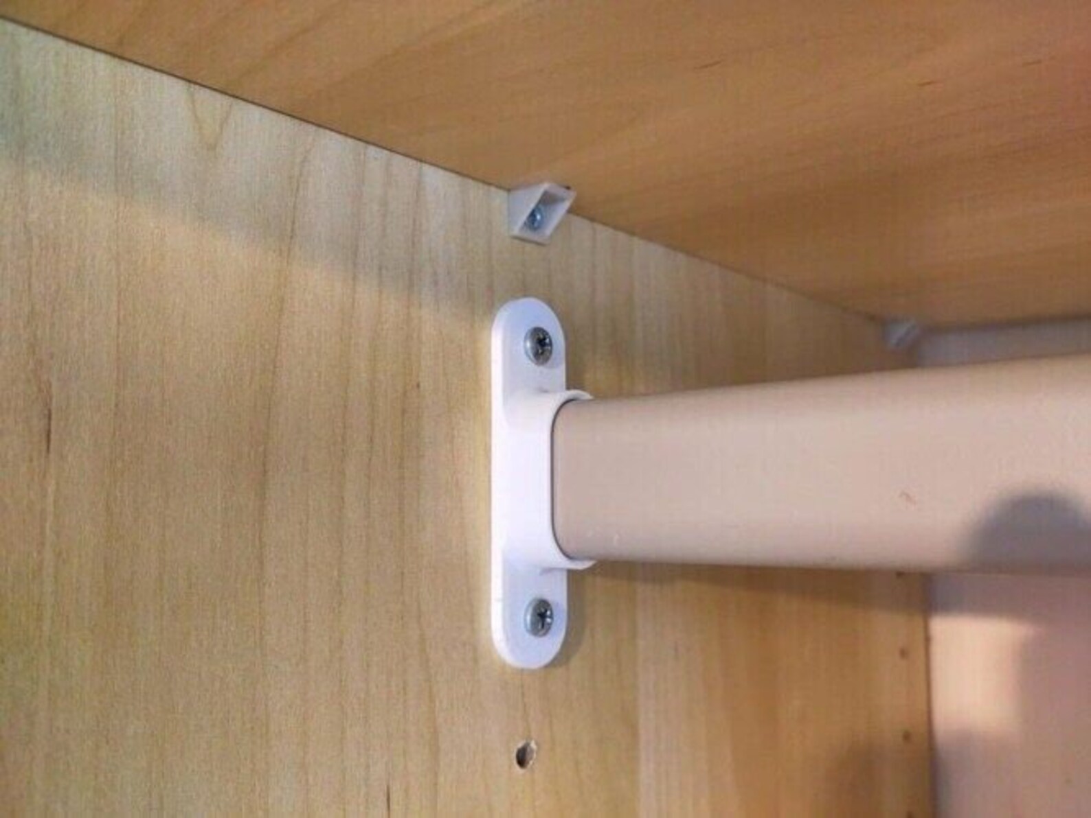 Bracket for Ikea Pax Clothes Rail Holder Compatible Mount Replacement ...