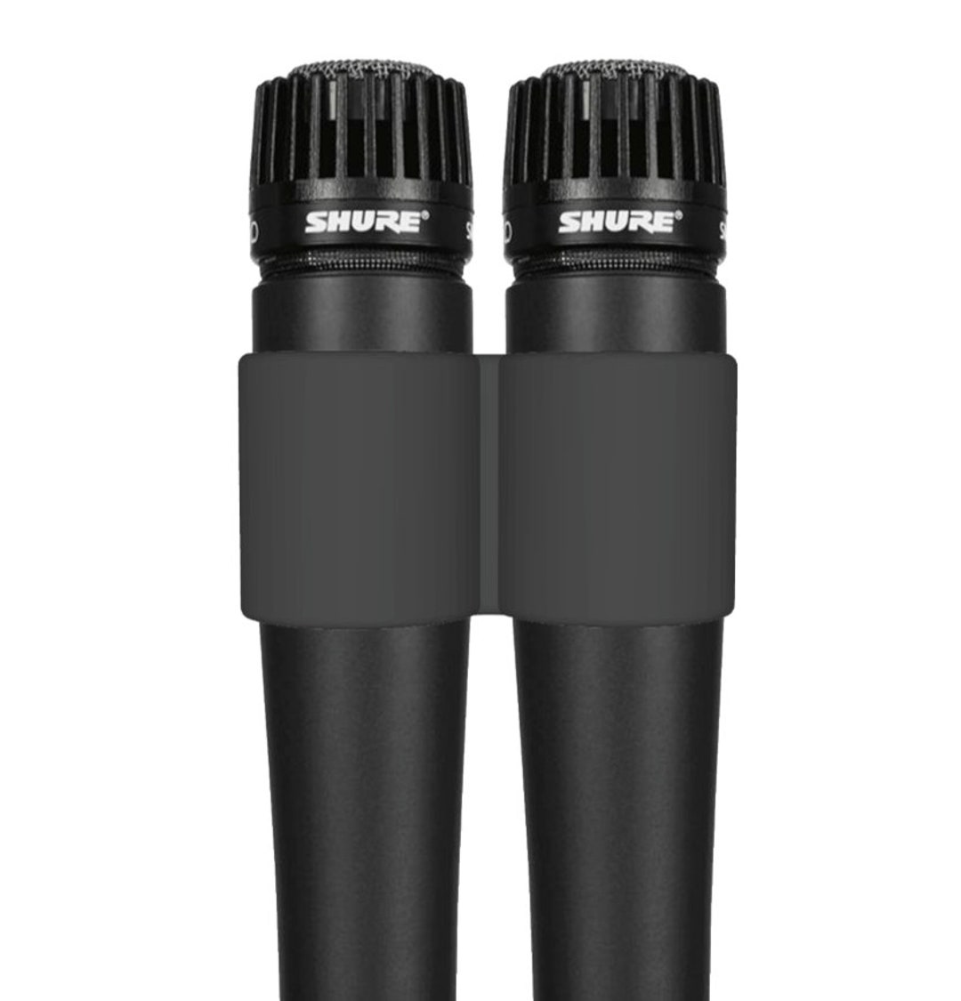 Fredman Sm57 Microphone Double Parallel Clip Holder Stand Retainer ...