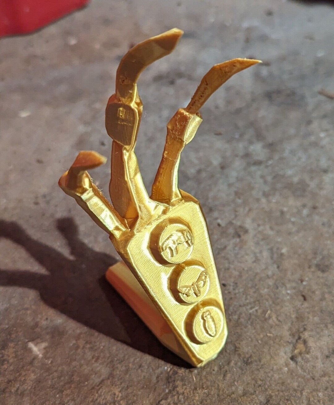 The Elder Scrolls Skyrim Dragon Golden Claw Replica 3d Printed Plastic ...