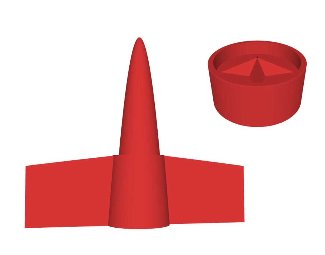 Gi Joe Rpv Remote Piloted Vehicle Missile End Caps Reproduction - Etsy