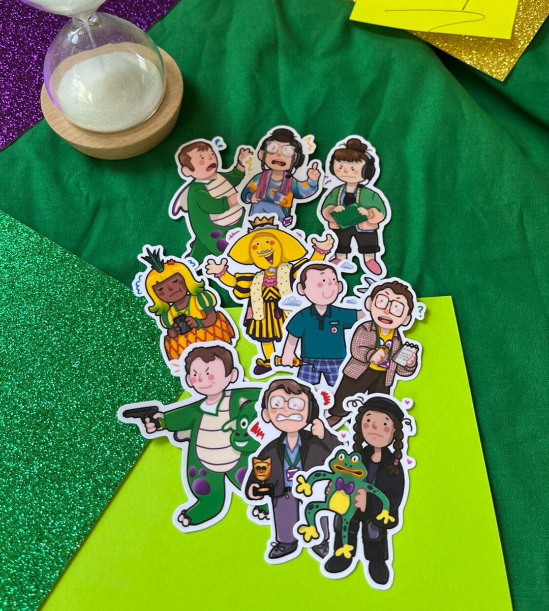 Good Luck Stickers Good Luck Studio Play Fan Stickers - Etsy