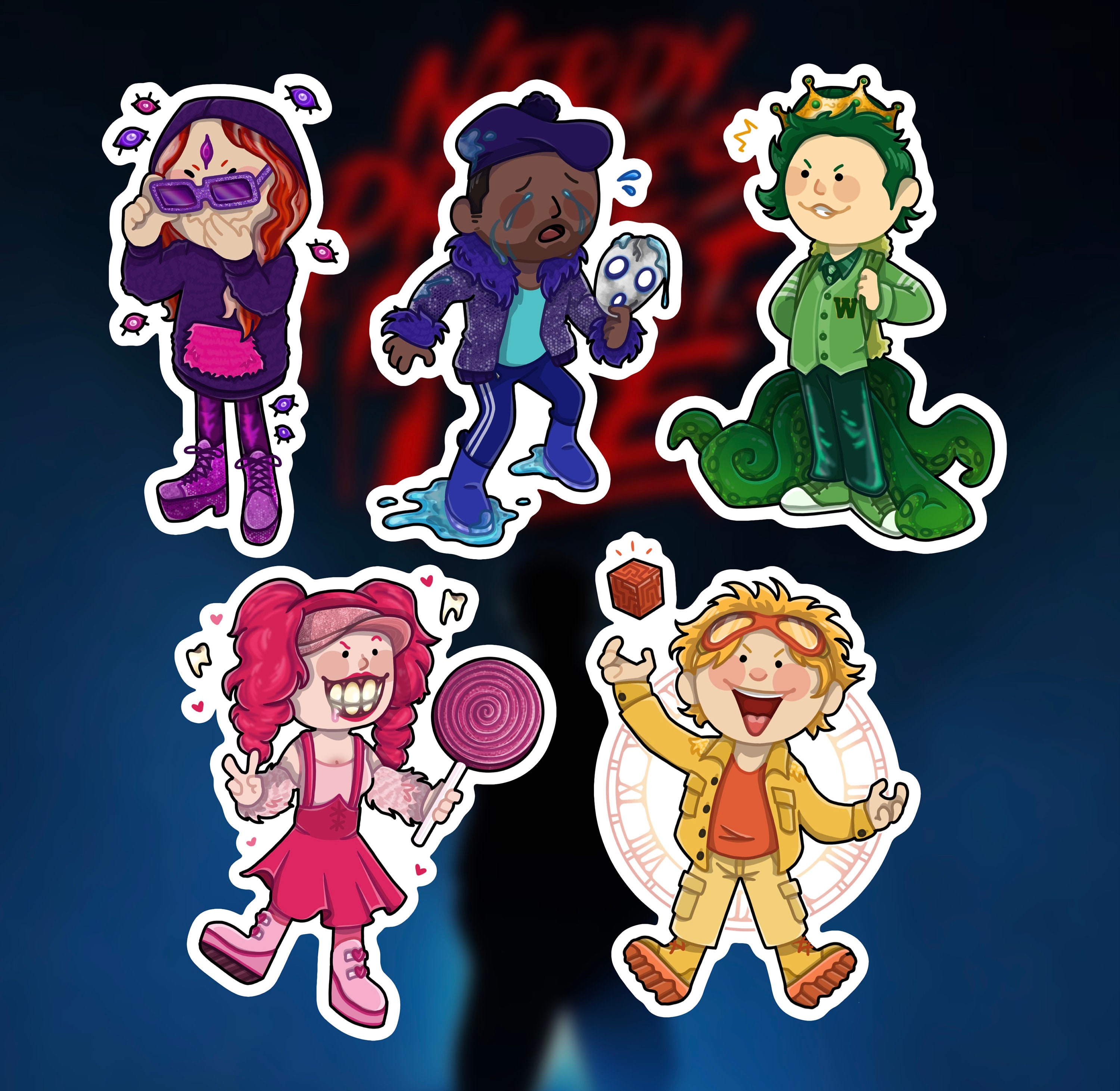 The Lords in Black Sticker Pack Starkid Black Friday Nerdy Prudes Must Die the Guy Who Didn't ...