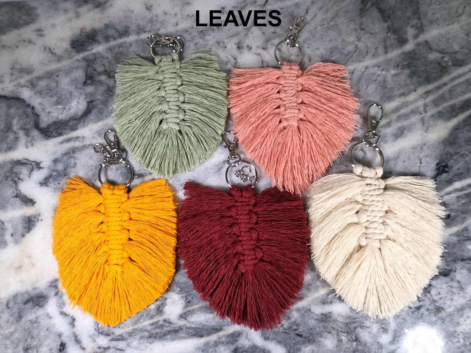 Macrame Keychains | Etsy