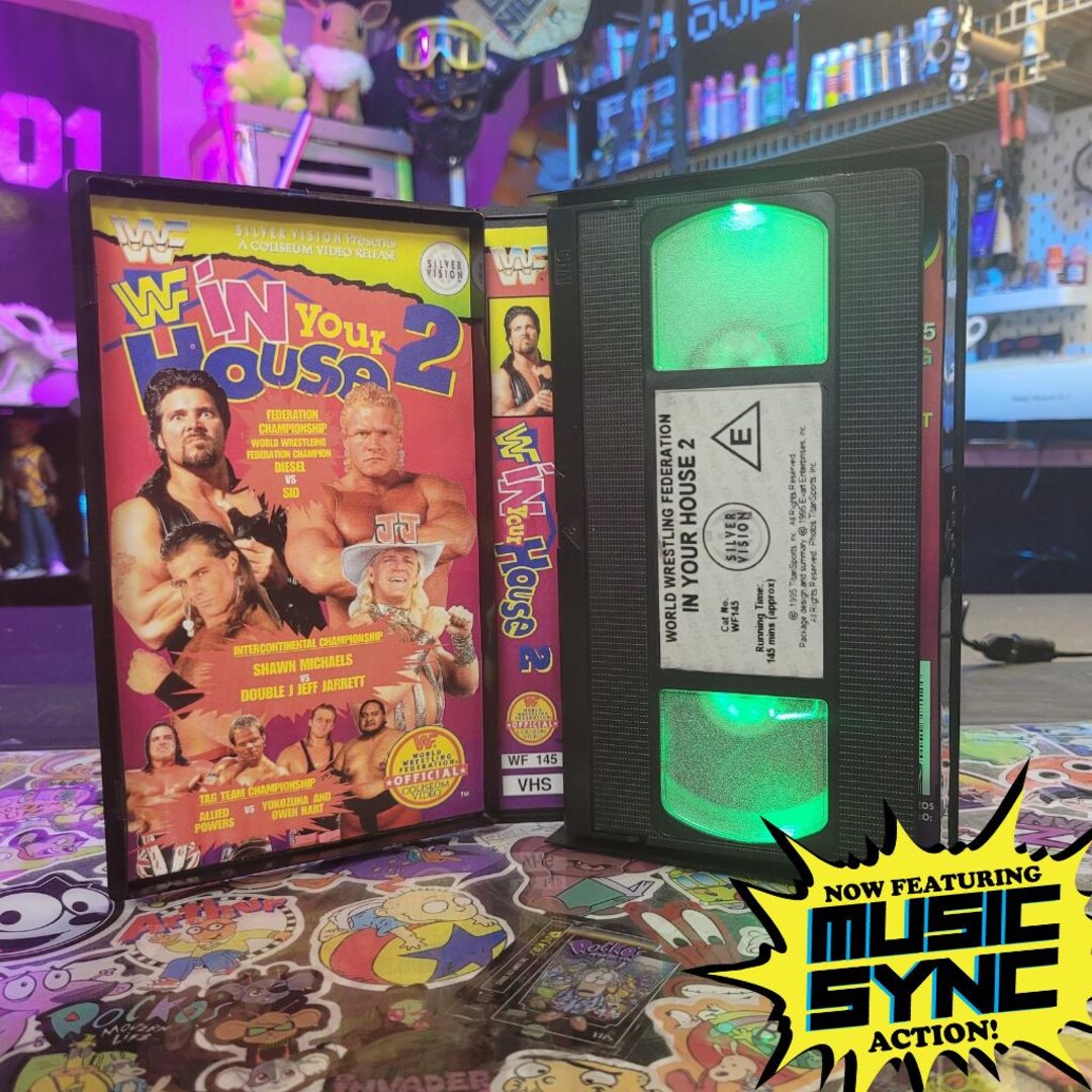 VHS Lamp - WWF in Your House 2 Vhs Lamp Inside a Retro Inspired Video ...