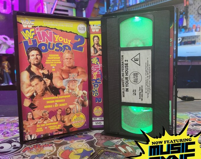 VHS Lamp - WWF in Your House 2 Vhs Lamp Inside a Retro Inspired Video ...