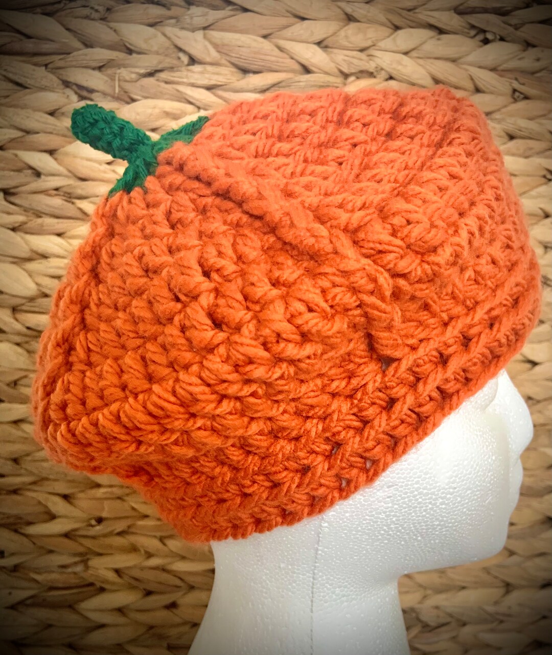 Pumpkin Beret Hat - Kids and Youth - Etsy