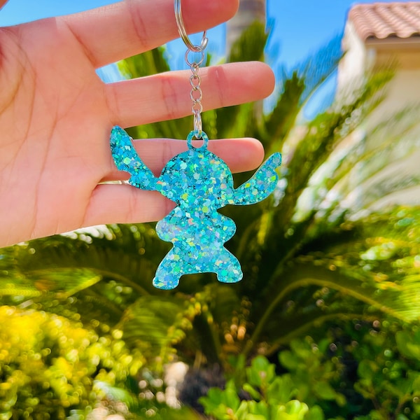 Stitch Keychain - Etsy