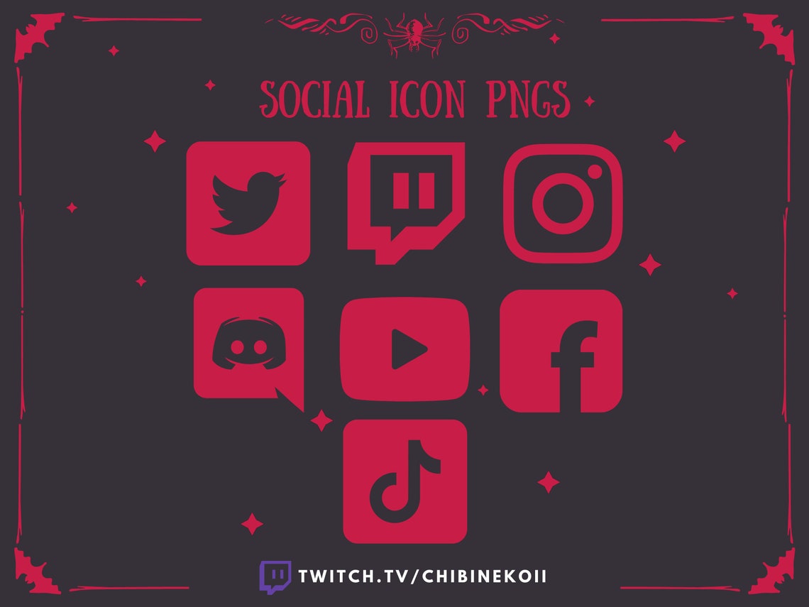 Batty Red Twitch Stream Overlay Package Animated Stream - Etsy