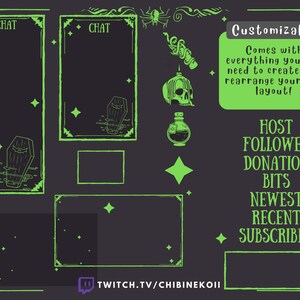 Batty Green Twitch Stream Overlay Package Animated Stream - Etsy