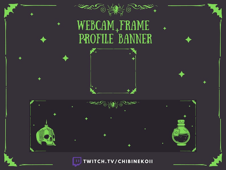 Batty Green Twitch Stream Overlay Package Animated Stream - Etsy