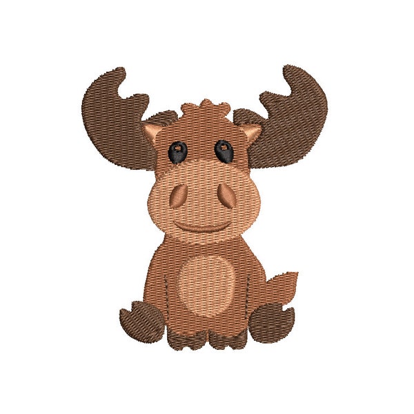 Moose Applique - Etsy