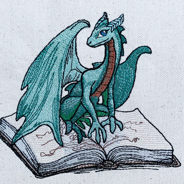 Dragon Embroidery - Etsy