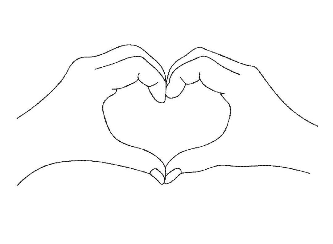Heart Made With Hands. Machine Embroidery File - Etsy