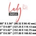Girl Boss, Lady Boss Sign Machine Embroidery Design - Etsy