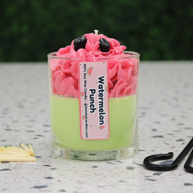 Watermelon Candle - Etsy