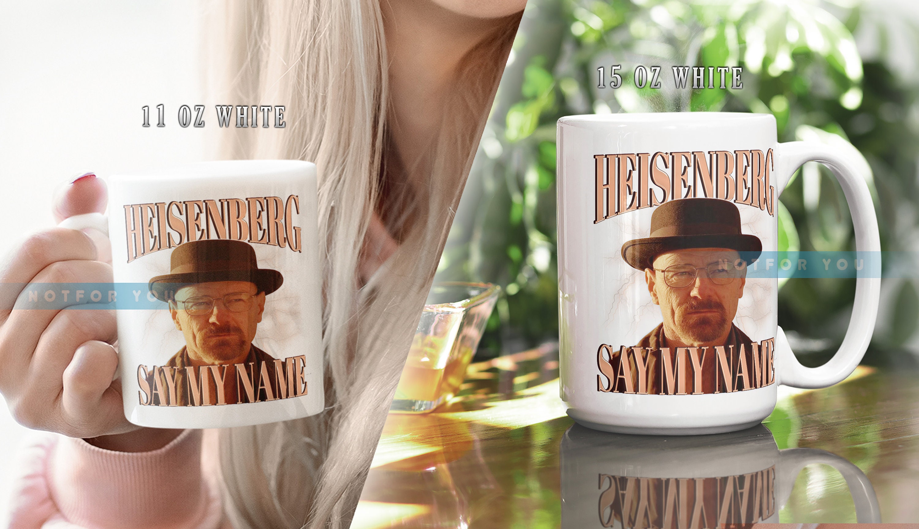 Walter White Breaking Bad Mug, Heisenberg Mug, Walter White Jesse Mug ...
