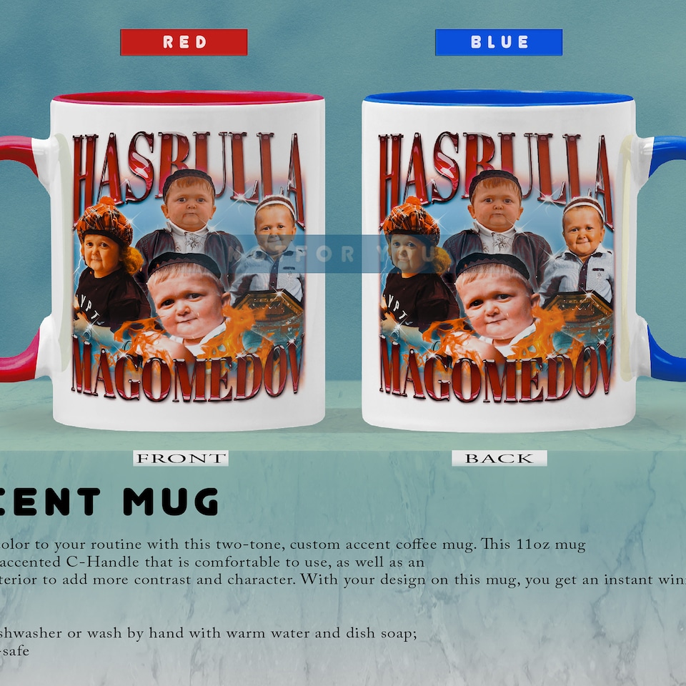 KING HASBULLA Magomedov, Mini Khabib Coffee Mug sold by CharliJohnson ...