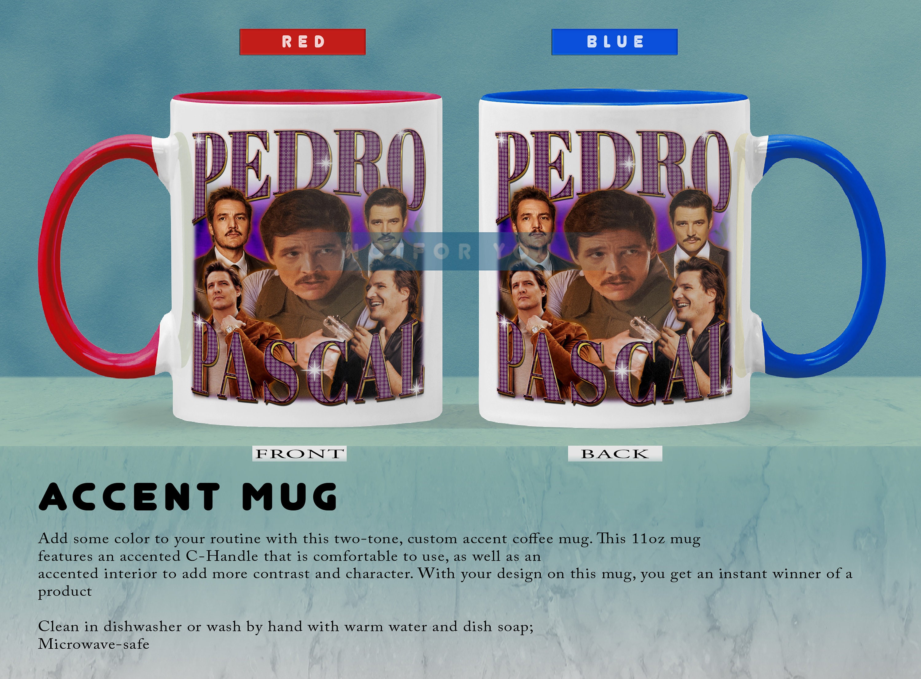 PEDRO PASCAL Mug, Actor Pedro Pascal Coffee Mug sold by Linda | SKU 787779 | Printerval UK