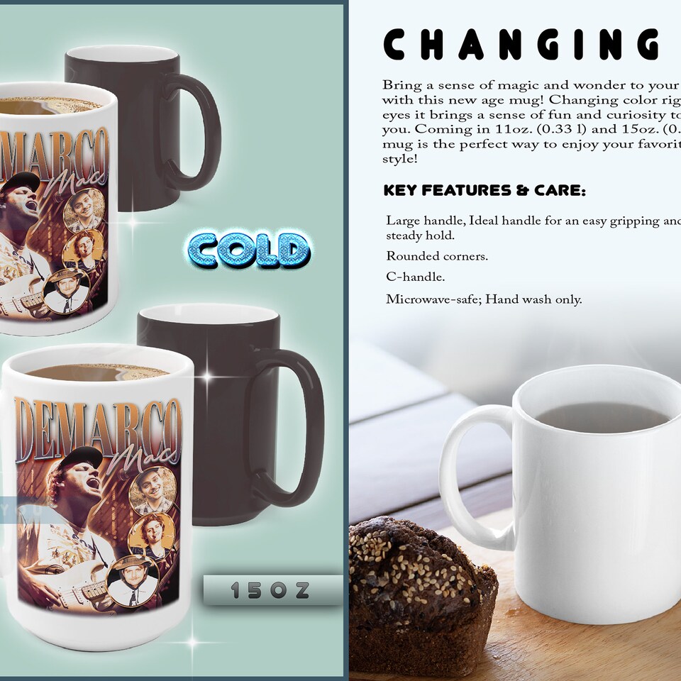 MAC DEMARCO Mug, Blue Boy Mug, Mac Demarco Coffee Mug sold by Filing ...