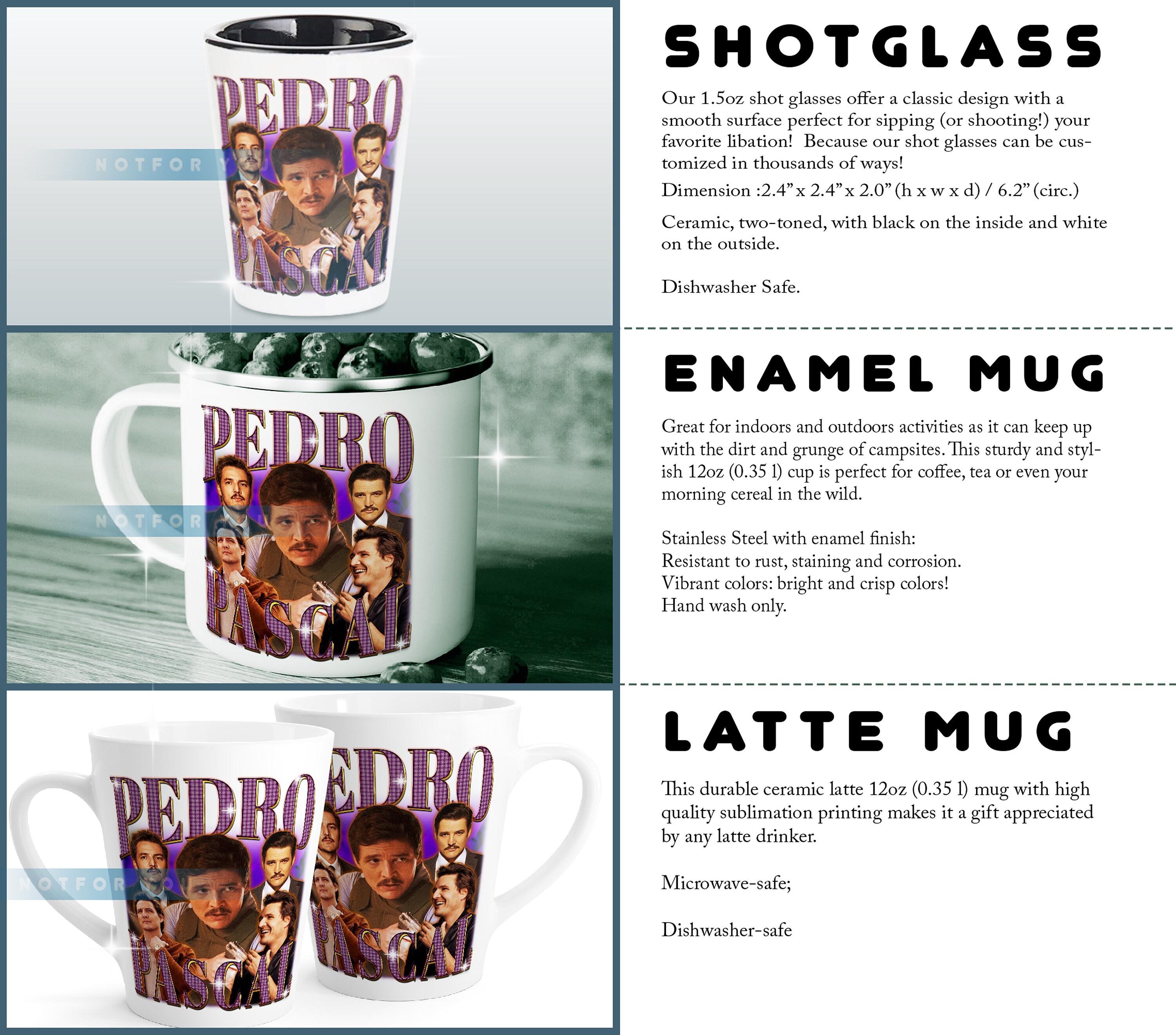 PEDRO PASCAL Mug, Actor Pedro Pascal Coffee Mug sold by Linda | SKU ...