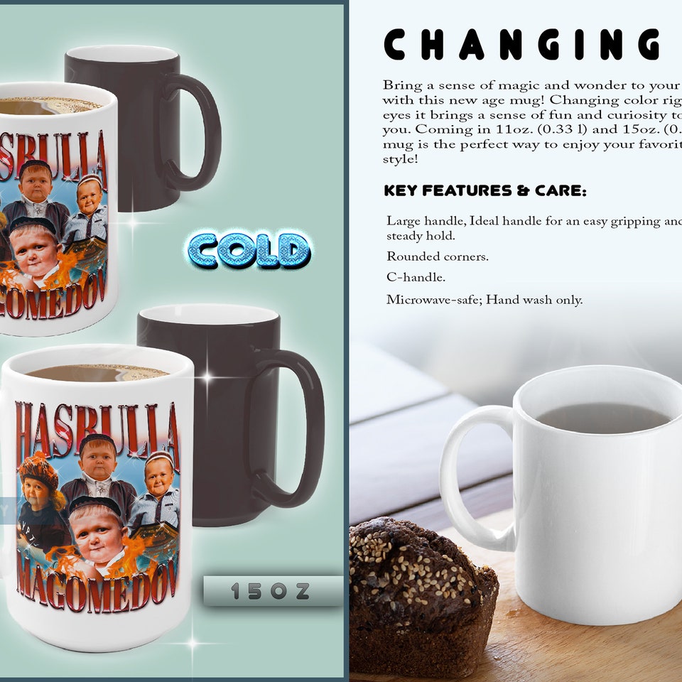 KING HASBULLA Magomedov, Mini Khabib Coffee Mug sold by CharliJohnson ...