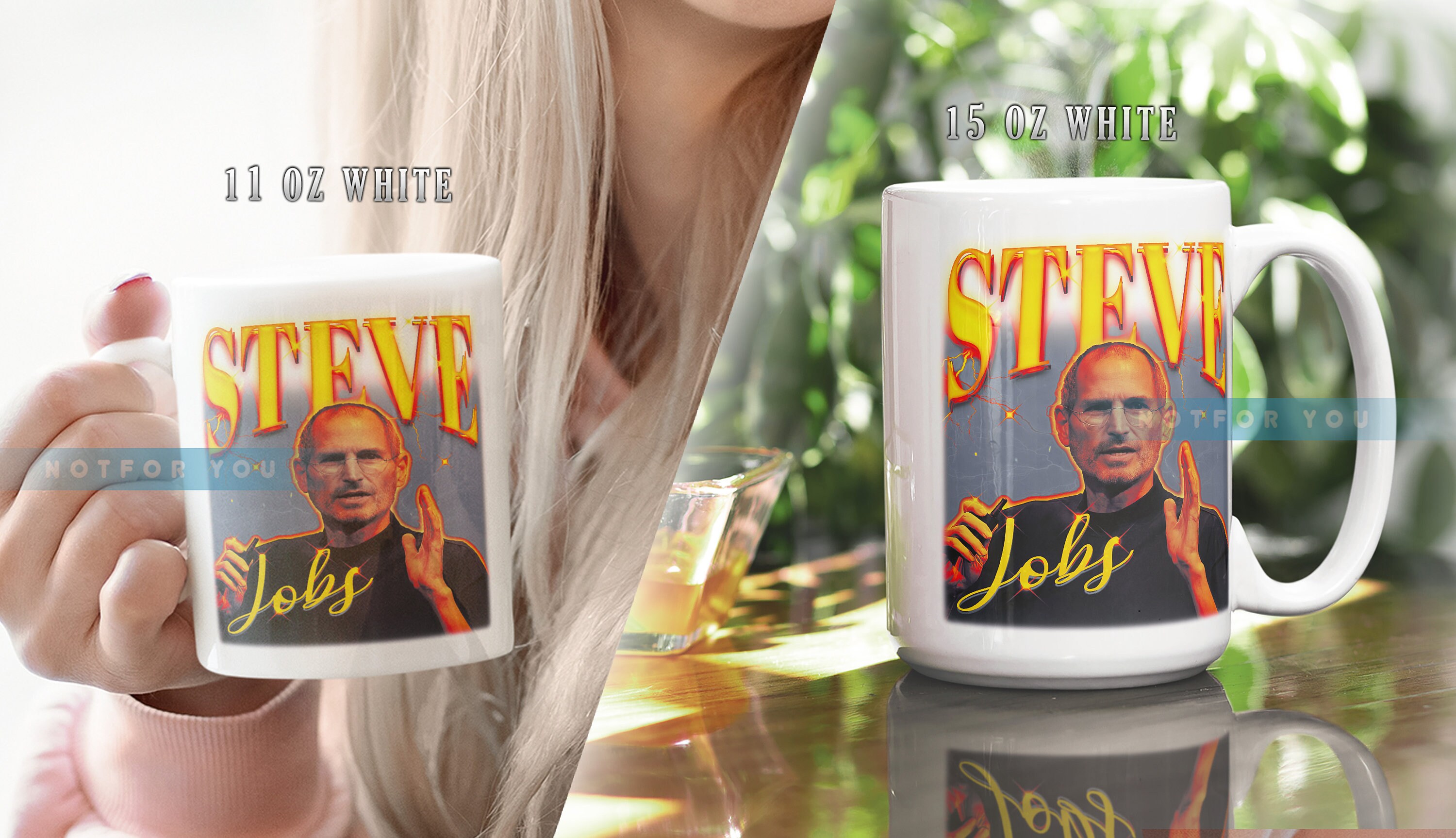 STEVE JOBS Mug Steve Jobs Homage Mug Steve Jobs CEO the Man - Etsy