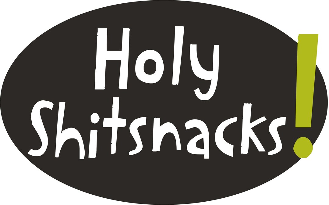 Holy Sht Snacks Funny Bumper Sticker - Etsy