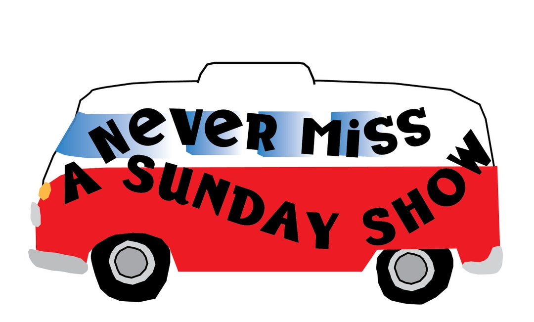 Never Miss a Sunday Show Dead Head Bumper Sticker - Etsy