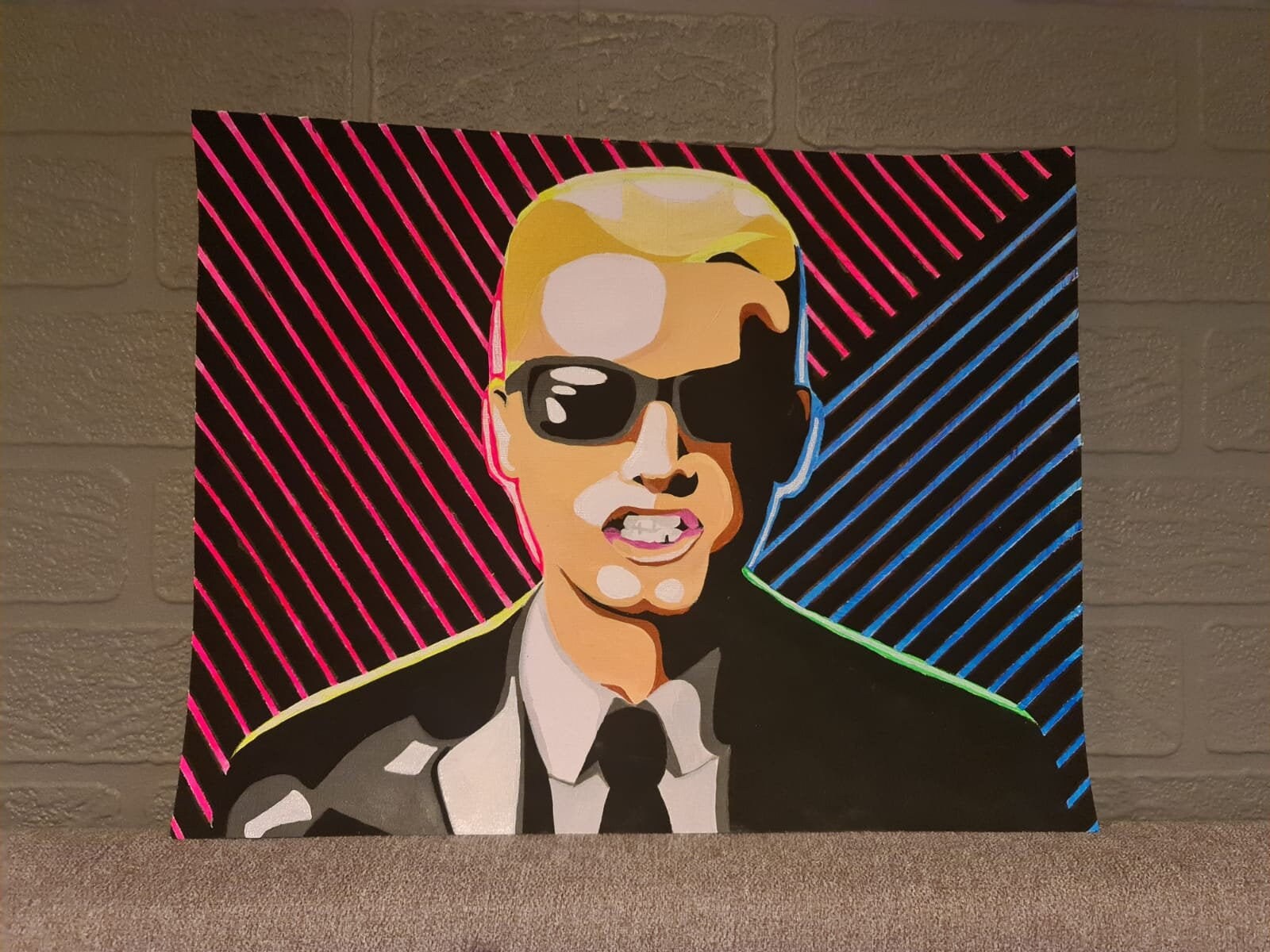 Rap God Fan Art Acrylic on Card | Etsy