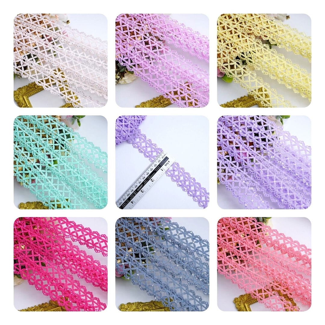 Daisy Edging Sewon Double Side Embellishment Craft Lace Trim Guipure 1 ...
