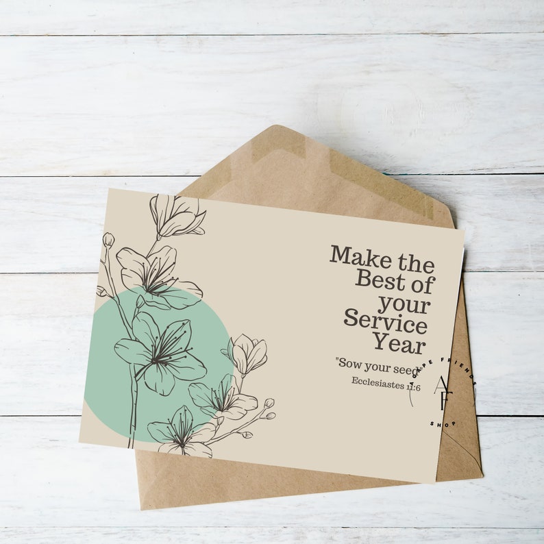 New Service Year Postcard I 2022-2023 DIGITAL DOWNLOAD Jw - Etsy