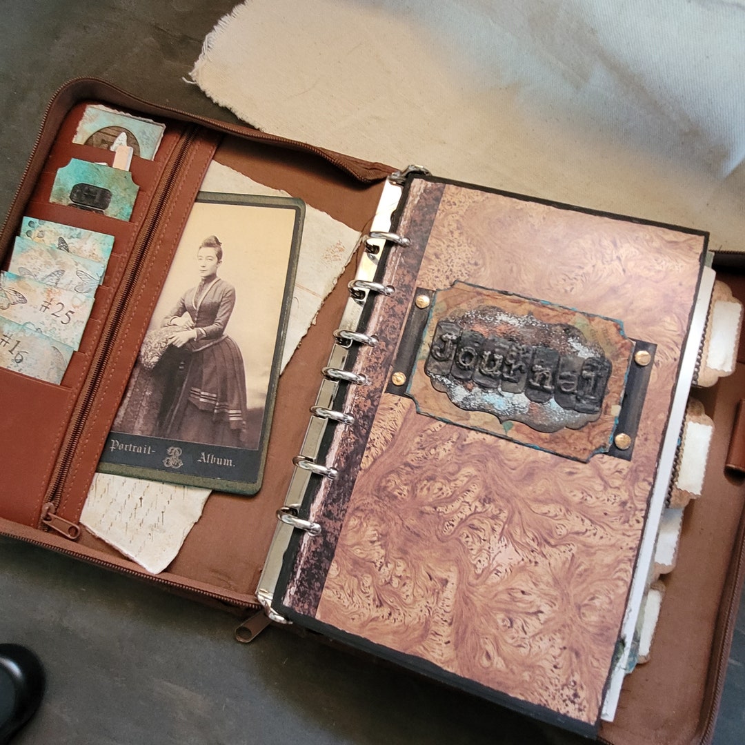 Vintage Planner Junk Journal - Timeless Elegance Meets Practical Charm ...