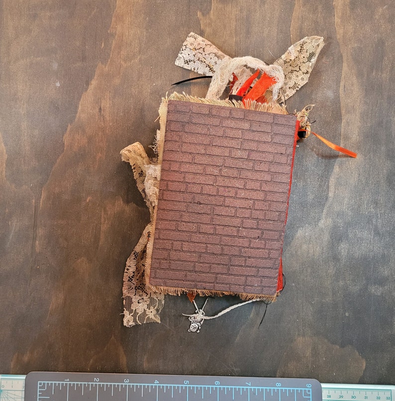 Dreadful Diary - Handcrafted Soft-spine Junk Journal Spell Book With ...