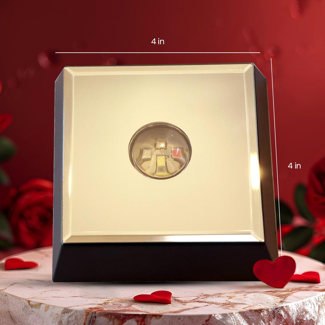 LED Light Base for Crystal, Lighted Base for Crystal, Crystal Portrait ...
