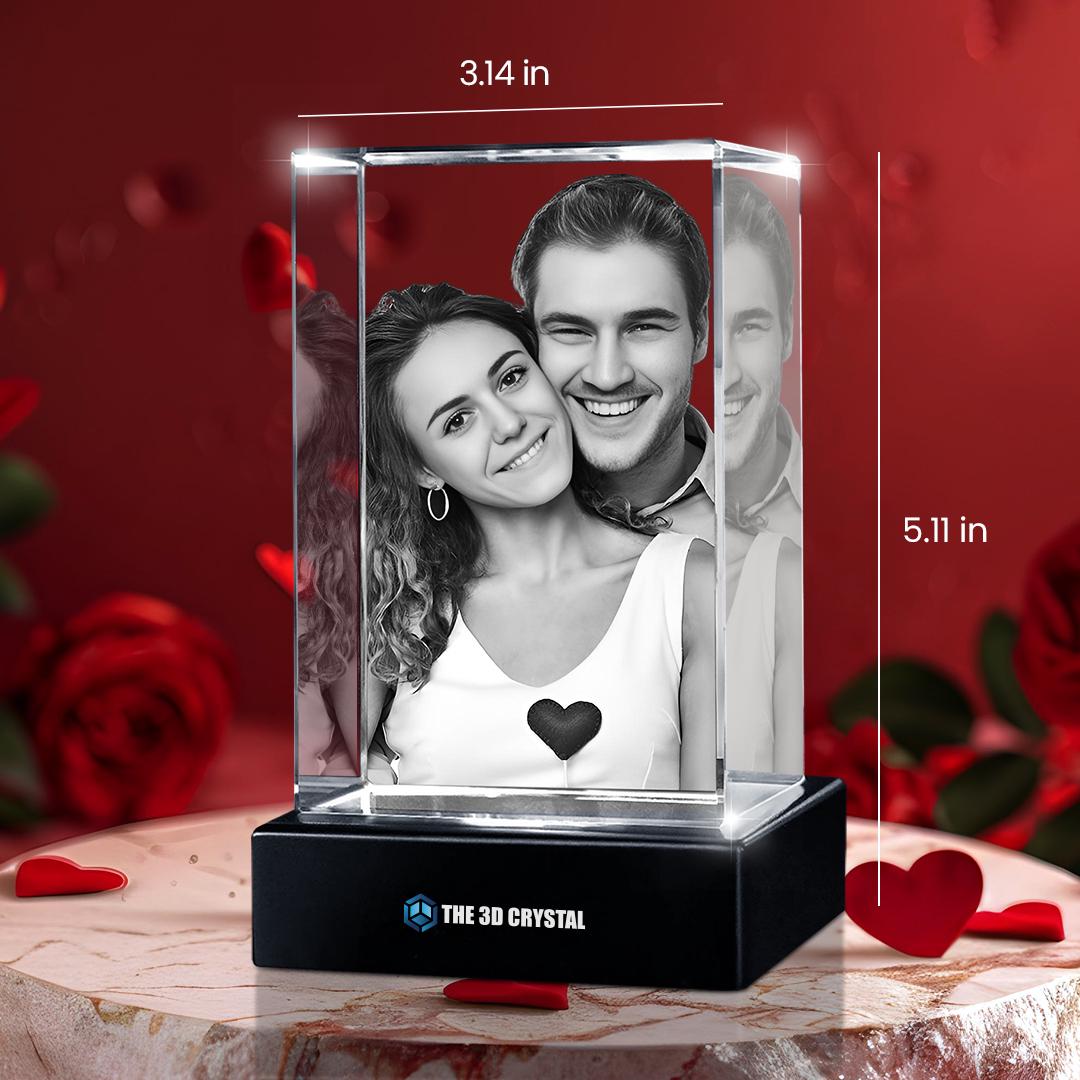 Personalized 3D Crystal Cube Photo - Unique Gift for Pet Lovers ...