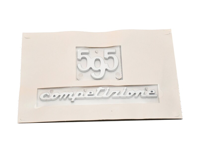 1 X Fiat 500 Abarth 595 Competizione Rear Badge / Abarth 595 ...