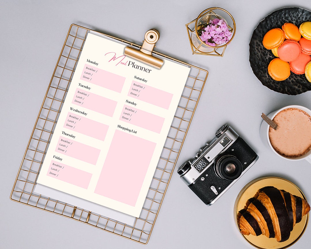 Simplified Meal Prep Planner, Digital Meal Planner, the Ultimate Tool ...