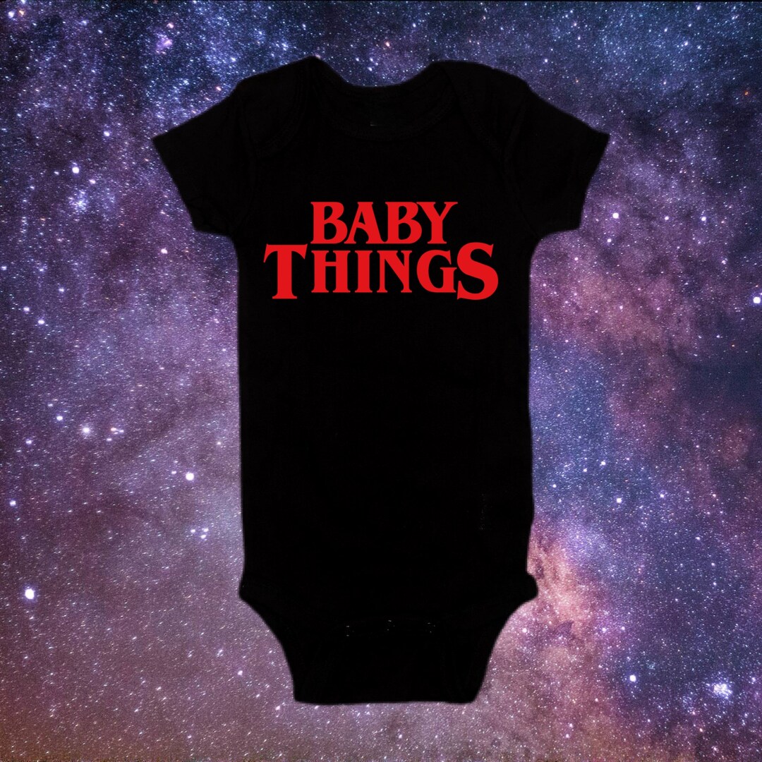Baby Things 80's Horror Movie Bodysuit Baby Shower Gift - Etsy