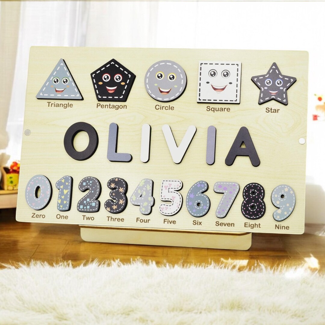 Learn Shapes, Numbers & Letters | Custom Educational Toy for Toddlers ...