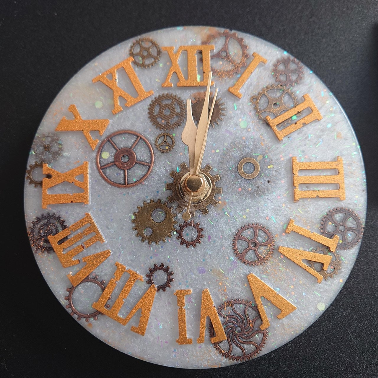 Hand Crafted Wall Clock & Pyramid Limited Set Steampunk Winter - Etsy UK