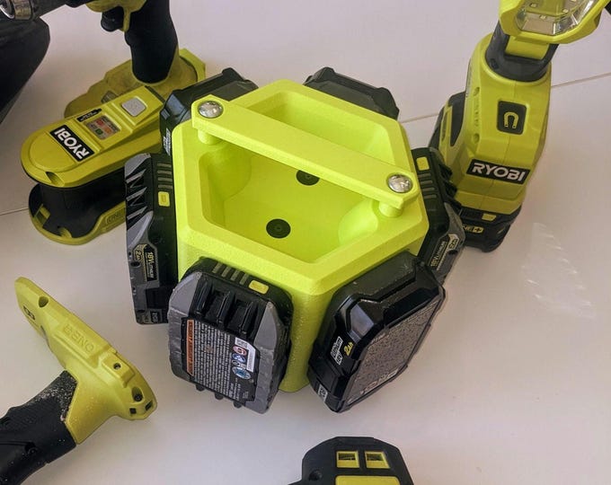18v Dual Battery Adapter Insert Into 18v Tools, Compatible With Ryobi ...