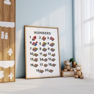 Set of 6 Prints, Printable Days of the Week Poster, Montessori ...