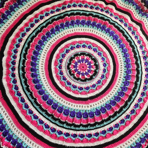 Mandala Afghan - Etsy